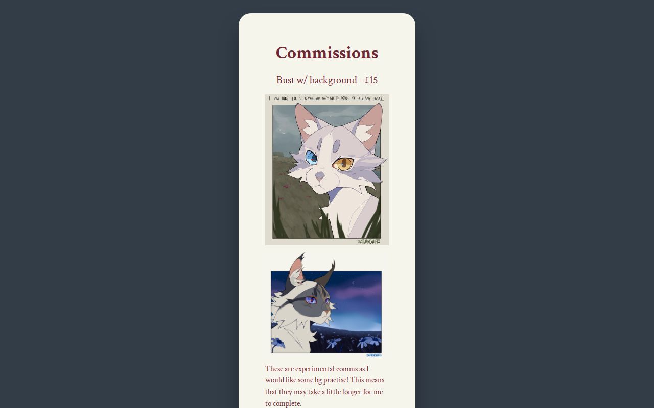 Comm info